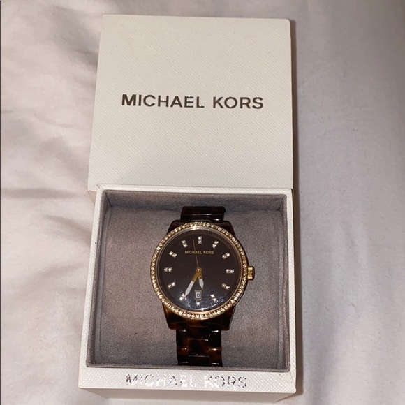 Michael Kors | Accessories | Michael Kors Tortoise Shell Watch | Poshmark